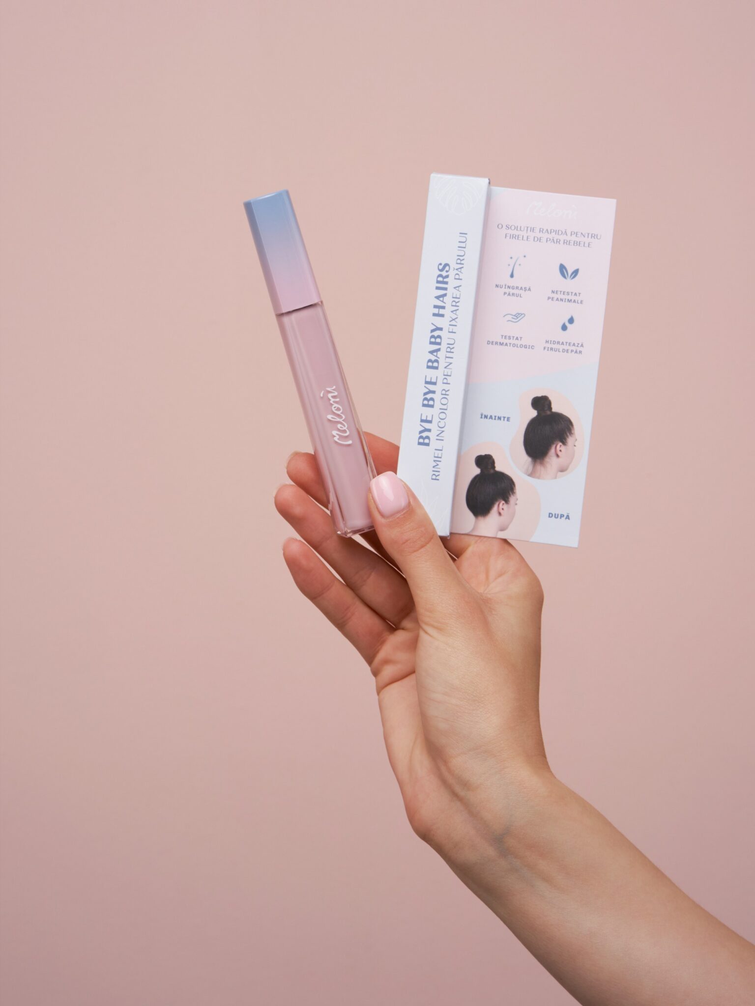 Rimel de par pentru fire rebele Bye Bye Baby Hairs - Meloni